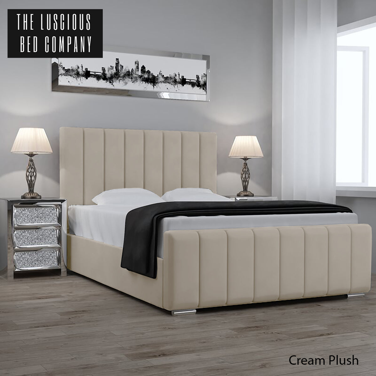 Olivia Panel Bed Frame